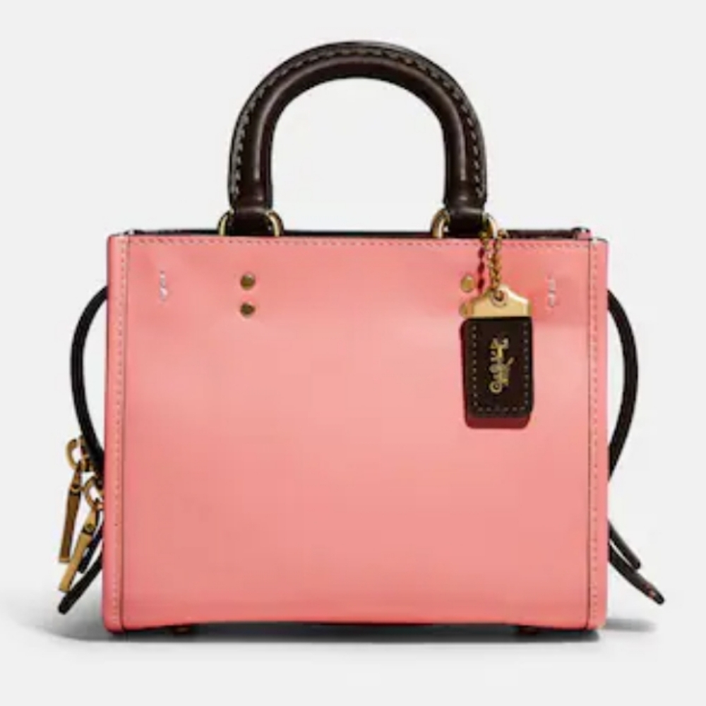 Coach Rogue 17, 2 Way Tote With Shoulder Strap Pink L… - Gem